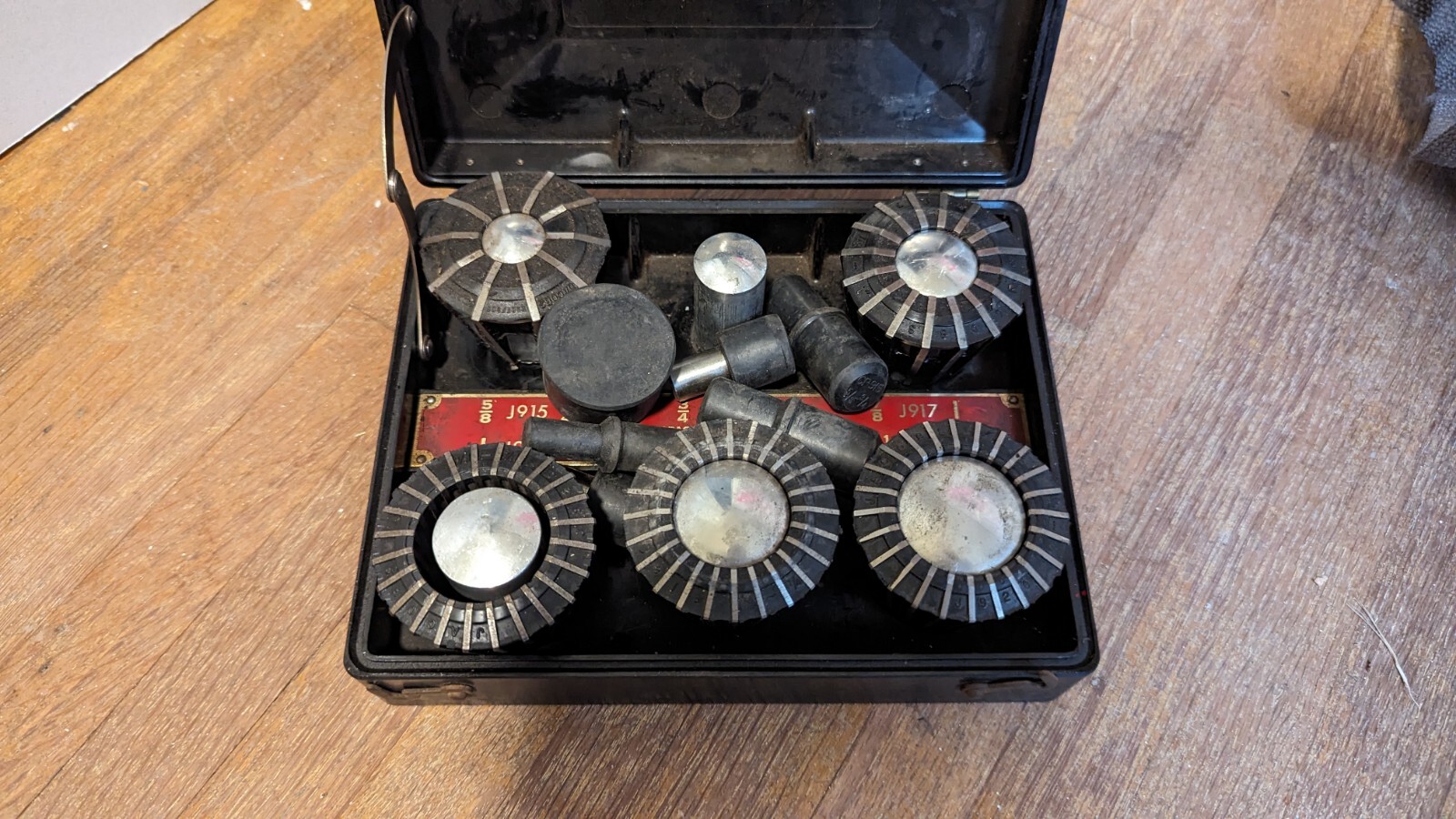 Jacobs Rubber Flex Collet Set w/ Case | eBay