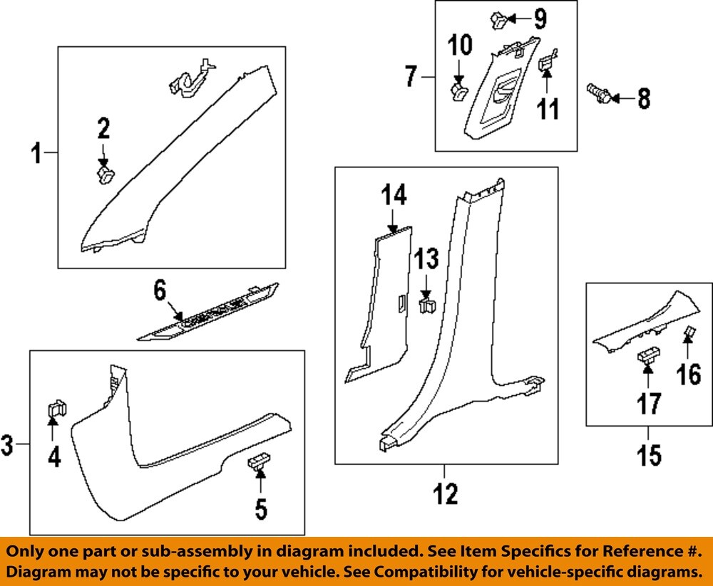 Chevrolet GM OEM Left-Lwr Ctr Plr Trim 84577887 | eBay