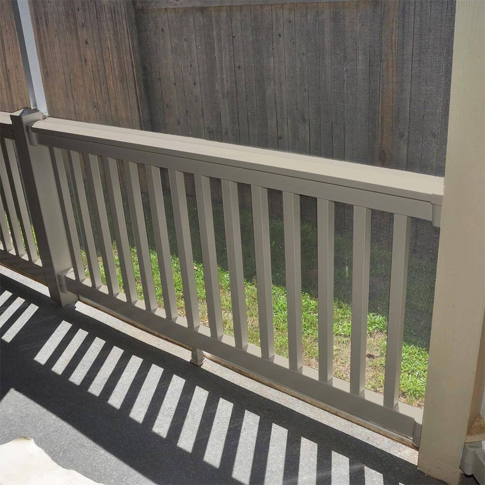 Weatherables Deck Railing Systems 3.5"X36"X72" Vanderbilt Khaki Vinyl ...