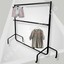 Double Clothes Garment Rail / 4 Ft Heavy Duty Rail with Middle Bar | eBay