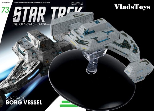 Eaglemoss Star Trek Borg Rogue Faction Renegade Vessel Type 03 Starship ...