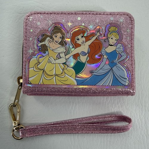 Disney Parks Princess Wallet Zip Around Cinderella Ariel Belle Cute ...