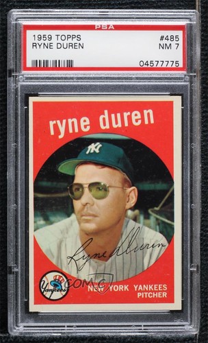 1959 Topps Ryne Duren #485 PSA 7 | eBay