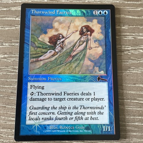 Thornwind Faeries FOIL Urza's Legacy PLD Blue Common MTG NM Magic: The ...