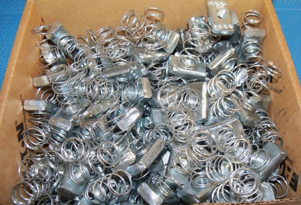 EATON / B-Line N228 (3/8) ZN 3/8" Spring Lock Nut , Zinc Plated , Box ...