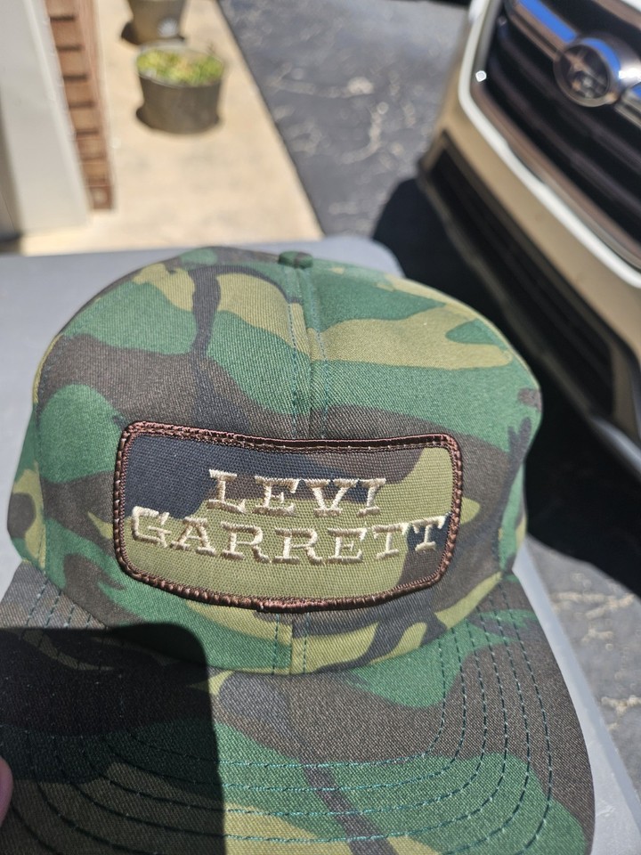 Vintage Levi Garrett Snap-Back Hat Camo USA Made Lined Nice | eBay