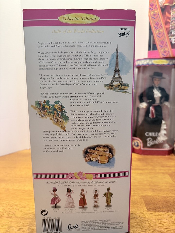 Vintage 1990s New Barbie Dolls Around The World Collection Lot Of 8 | eBay