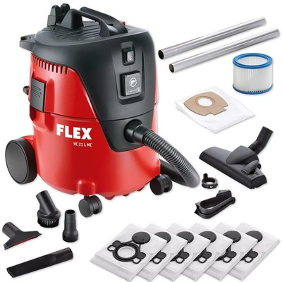 FLEX Staubsauger Industriesauger Absaugmobil 20L VC 21 L MC + Zubehör ...