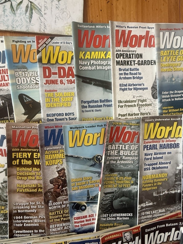 Lot Of 31-World War II Magazines-2004-2007-Army/Navy/Marines/Air Force ...