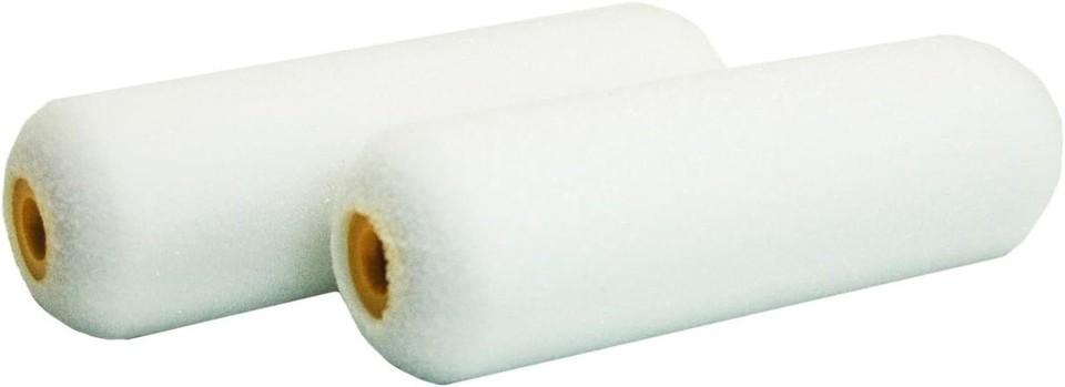 10 PACK MINI FOAM PAINT ROLLER SLEEVES PAINTING DECORATING 4" SPONGE ...