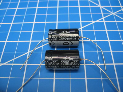 SC - GHA Series - Axial Electrolytic Capacitors - 35v 2200uF - 2 Pieces ...