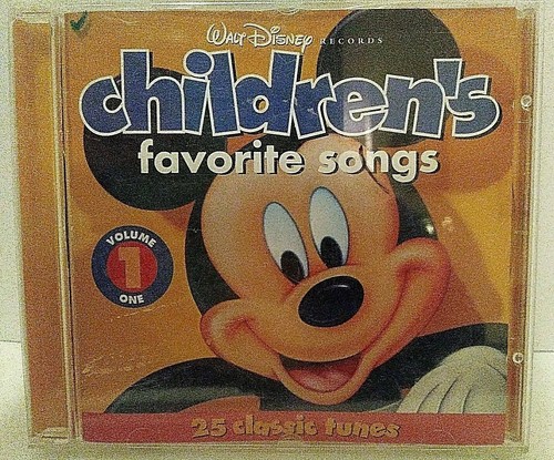 Disney's Children's Favorite Songs Volume One CD 25 Classic Tunes Good ...