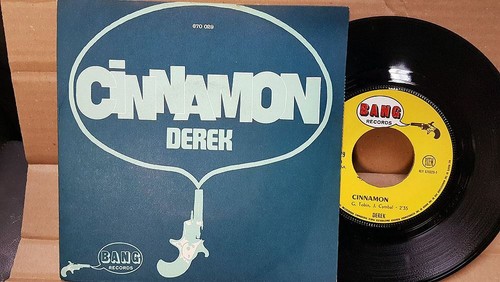 Derek ‎– Cinnamon 45T VG++/EX Bang Records ‎– N° 670029 | eBay