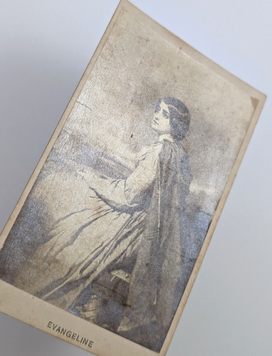 CDV Photo Album Filler Evangeline By Thomas Faed Inspired By Longfellow ...