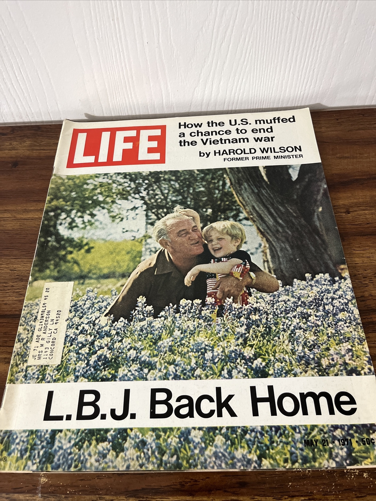 LIFE MAGAZINE MAY 21, 1971 L.B.J. BACK HOME VIETNAM WAR GOOD CONDITION ...