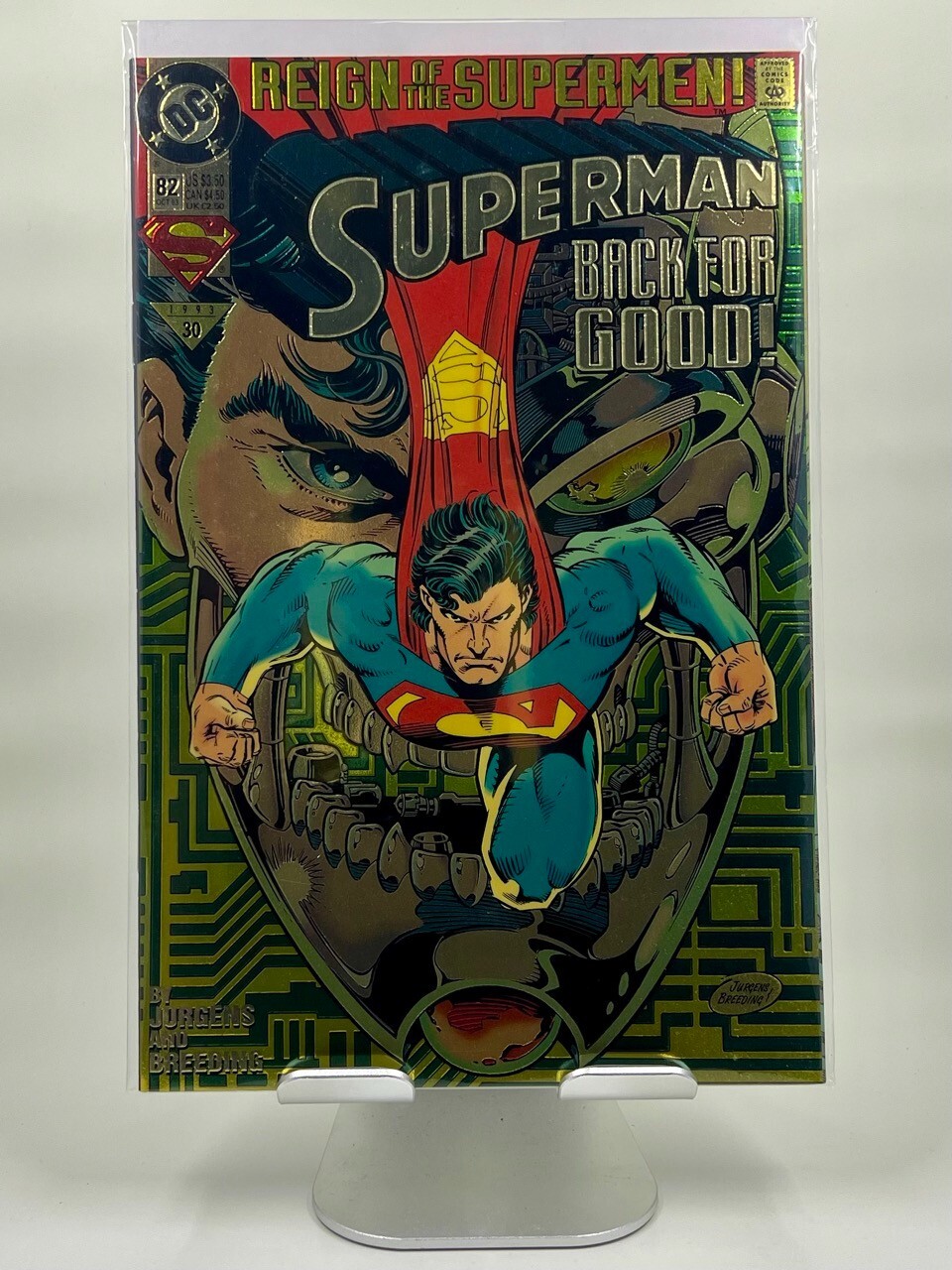 Superman #82 (DC Comics, October 1993) Reign of the Supermen! | eBay
