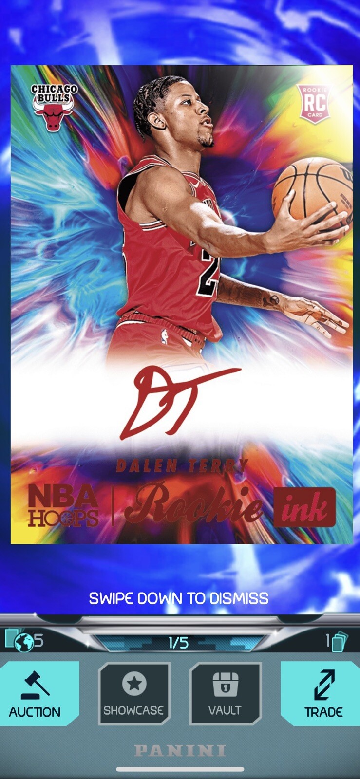 Panini Dunk Digital 2021 Nba hoops Dalen Terry RC 1/5🔥🔥🔥 | eBay