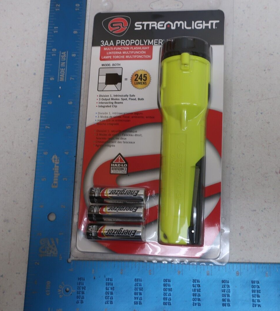 Streamlight 68750 3AA Propolymer Div 1 Safety-Rated Dualie Flashlight ...