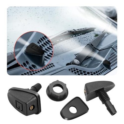 2PCS Windshield Sprayer Nozzles Kit - Front Wiper Nozzles Kit, Fluid ...