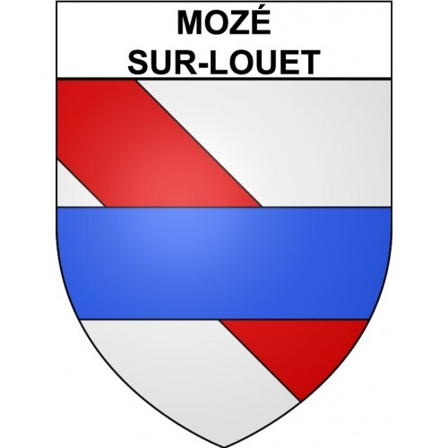 Mozé-sur-Louet 49 ville Stickers blason autocollant adhésif | eBay