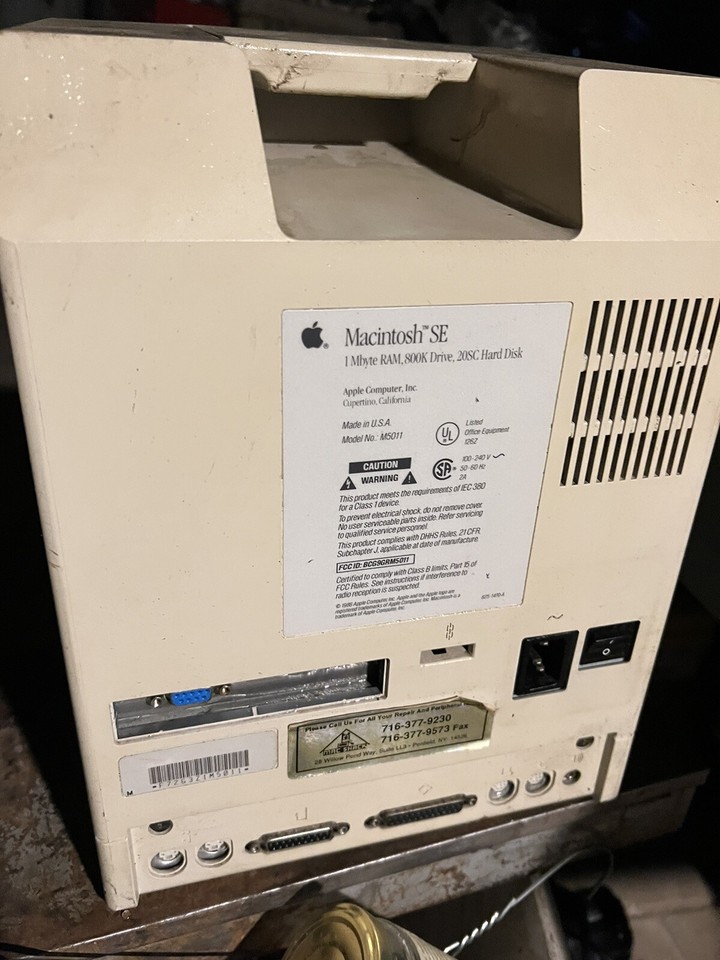 Vintage Apple M5011 Macintosh SE PC | eBay
