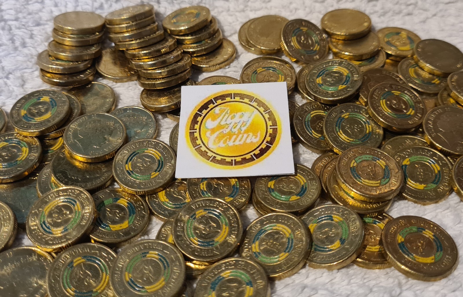 2019 $2 Wallabies Rugby Union Australian Two Dollar Coloured Coin Queen ...