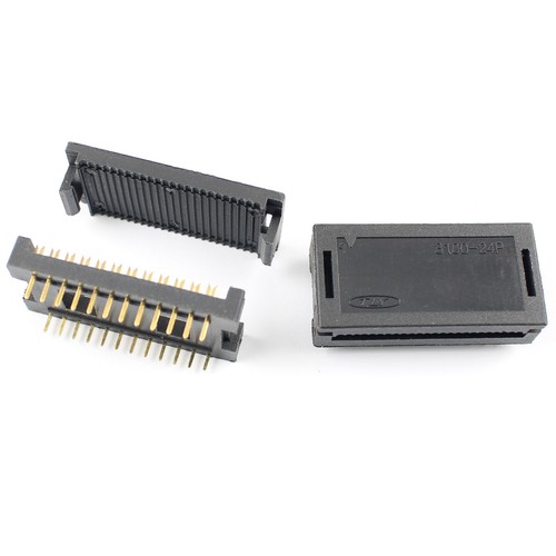 10Pcs 2.54mm 2x12 Pin 24 Pin Male IDC Ribbon Cable Transition Connector ...