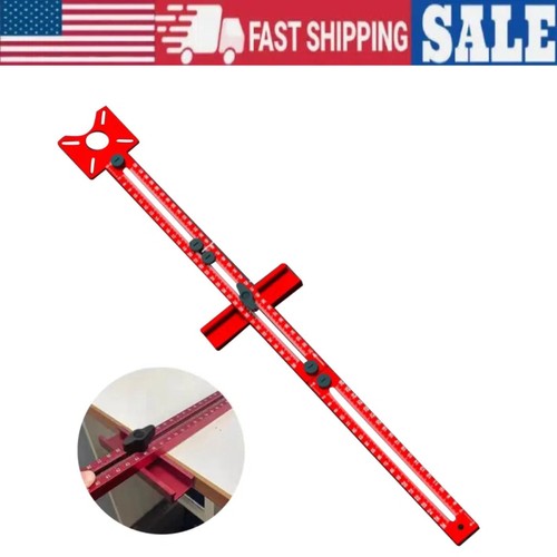 Router Milling Groove Bracket Adjustable Router Jig Tool for Wood Board ...