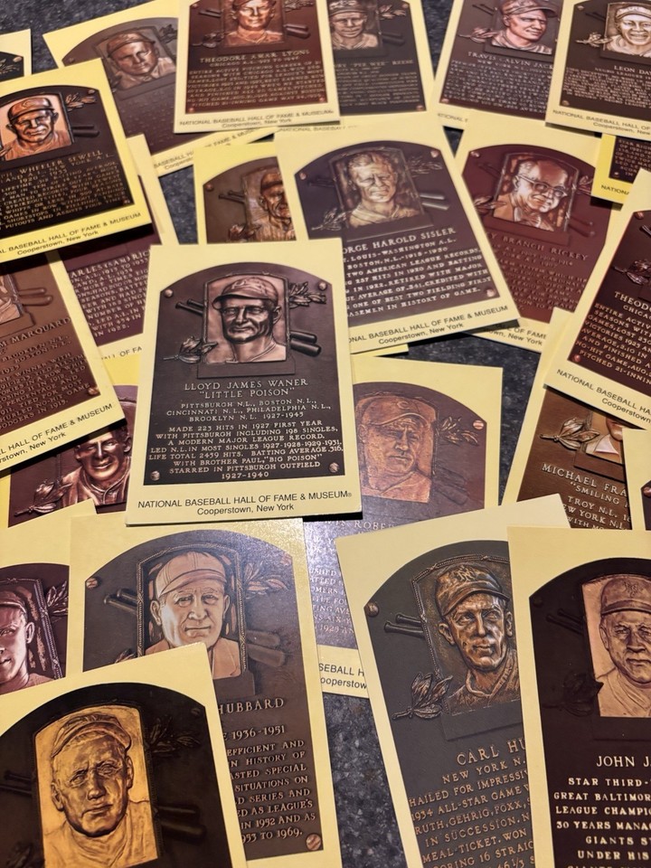 Baseball HOF Cooperstown Lot of 40 Hall of Fame Post Cards | eBay