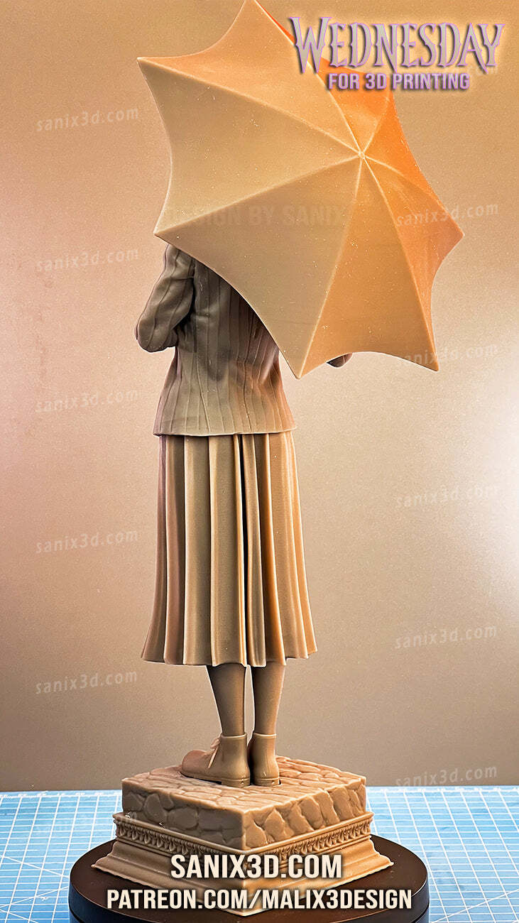 Wednesday Addams 3D Print model - Fan Art, 10 or 6 scale | eBay