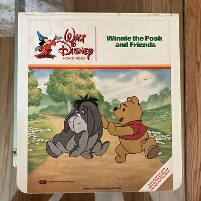 Vintage Walt Disney Winnie the Pooh and Friends RCA CED Video Disc | eBay