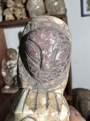 Ojuelos de Jalisco Alien Carved Stone.Authentic Aztlan Artifact | eBay