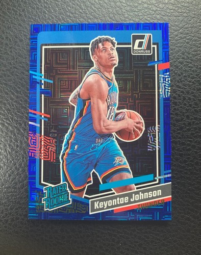 2023-24 Panini Donruss Optic - Rated Rookie Keyontae Johnson #237 Blue ...