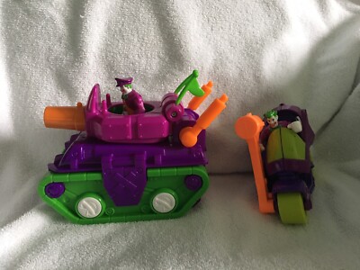 Fisher Price Imaginext Joker Car And Tank Set With 2 Figures DC ...