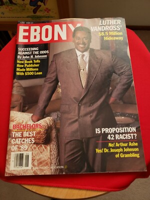 Vintage EBONY MAGAZINE April 1996 Babyface, NBA Millionaires | eBay