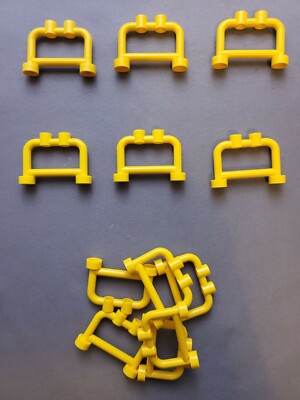 LEGO Fence Bar W/ Stud 1 X 4 X 2 Yellow -4083- (6 Count Bag) New! | eBay