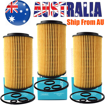 Qty 3, Oil Filter 6111800009 For Mercedes Benz C220 W203 W210CDI ...