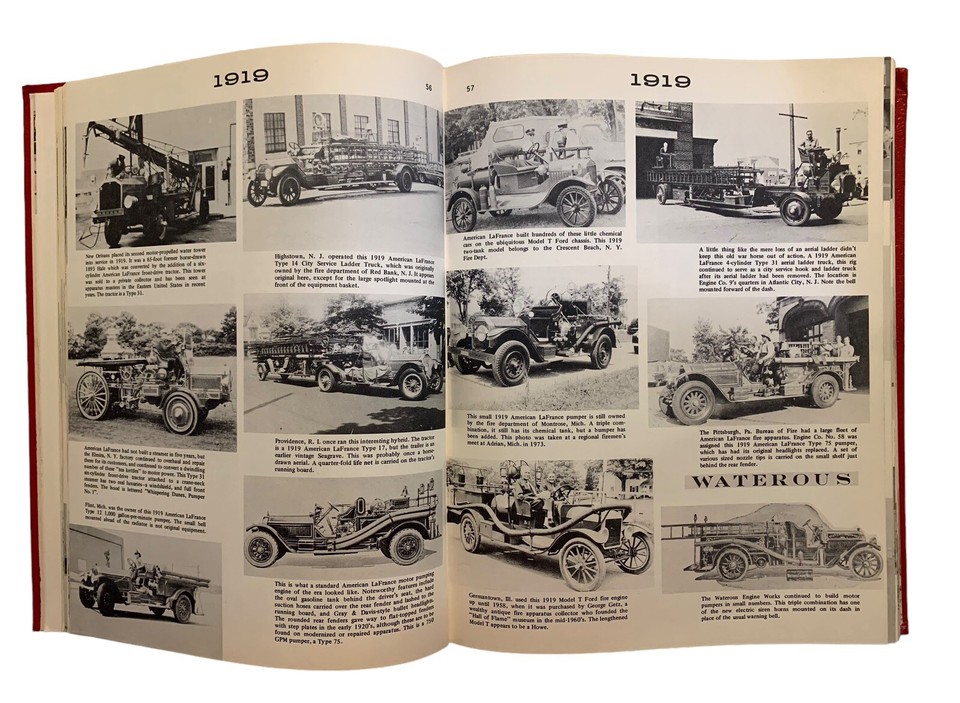 AMERICAN FIRE ENGINES SINCE 1900 WALTER McCALL HB CATALOG OF FIRE ...
