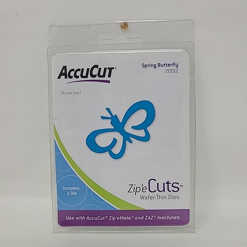 AccuCut Spring Butterfly 20012 Zip'e Cuts Wafer Thin Die Craft | eBay