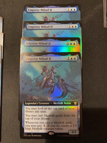 MTG Dominaria United Emperor Mihail II Extended Art Foil x 4 | eBay