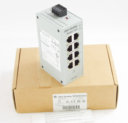 Allen Bradley 1783-US8T Ser B 8-Port Stratix 2000 Ethernet Switch ...