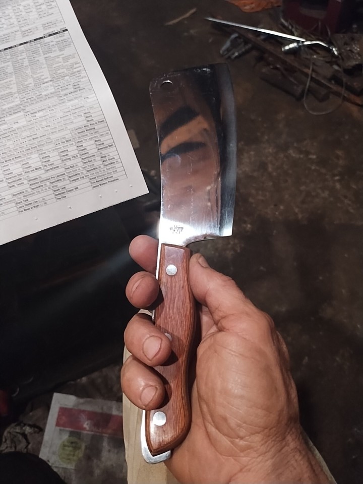 Vintage Precision Hollow Ground Meat Cleaver | eBay