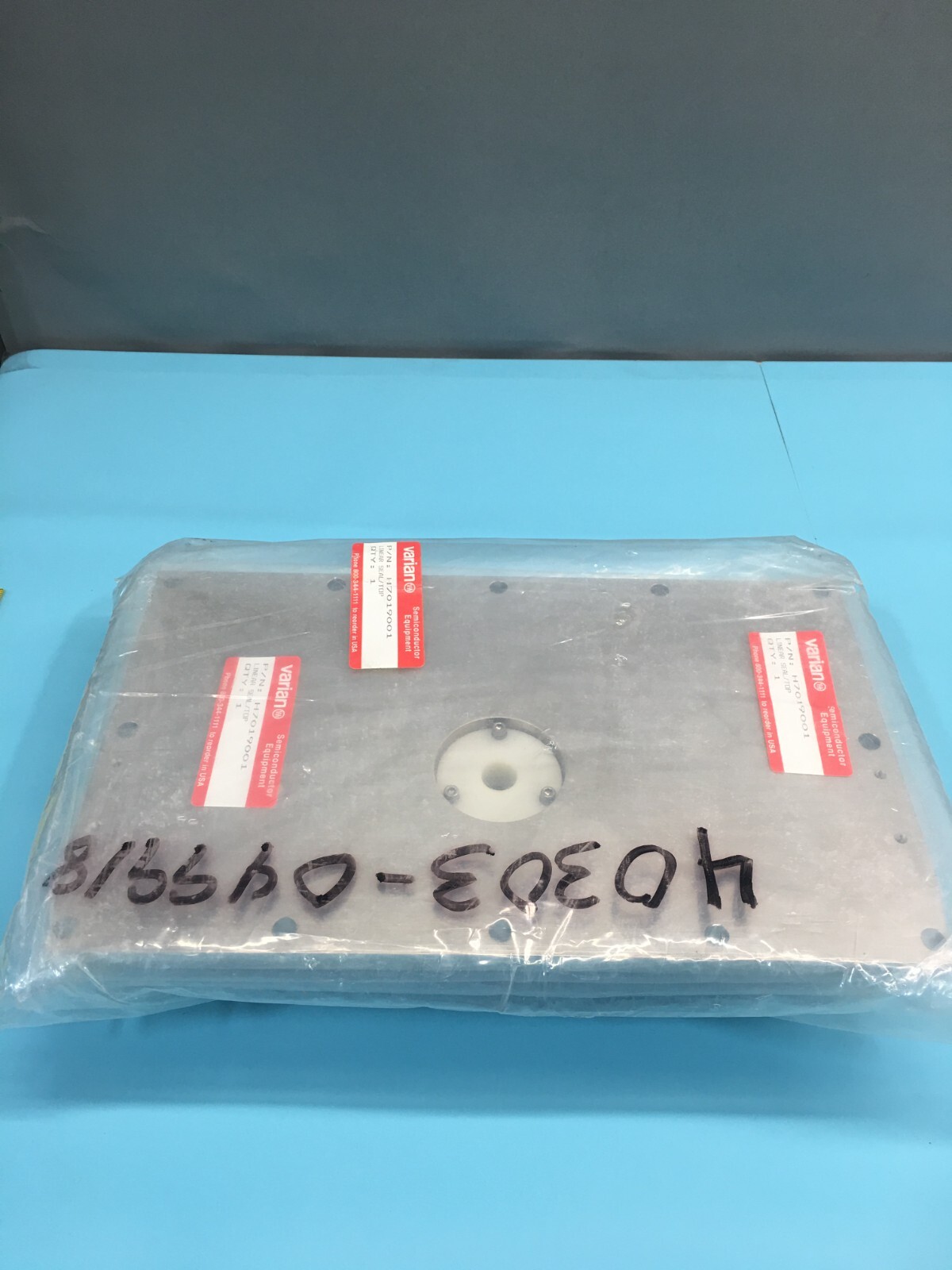 VARIAN H7019001 PLATE TOP W/LINER SEAL TRACK LOCK VALVE, 40303-049918 ...