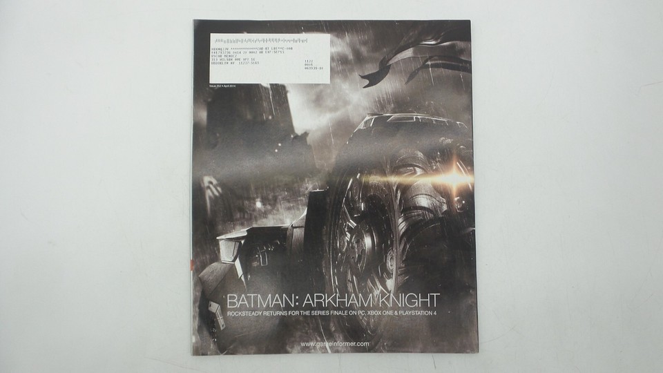 Batman: Arkham Knight Game Informer Magazine April 2014 Issue #252 ...