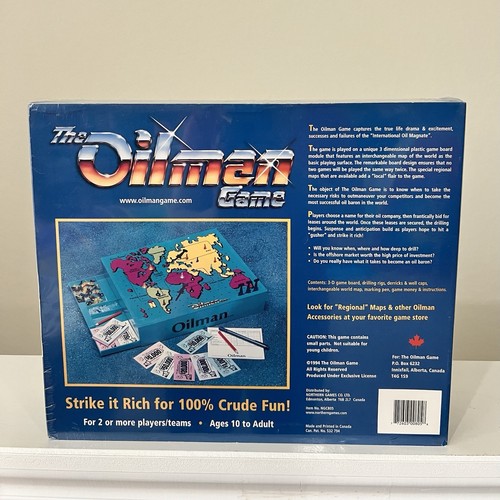 NIB! *NEW* The Oilman Board Game - 1994 Northern Games * Complete * | eBay
