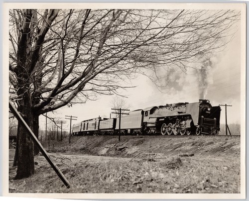 Vintage Delaware & Hudson Railroad Locomotive No. 302 Photo Passenger ...
