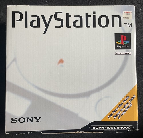 PlayStation 1 Original Box Only PS1 Model SCPH-1001 Foam Manual and ...