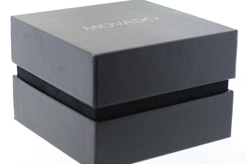 Authentic Movado Black Watch Box Set - Instructions & Warranty Card ...
