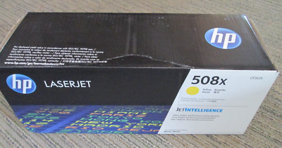 NEW GENUINE HP 508X Yellow Toner Cartridge CF362X Blemished Box | eBay