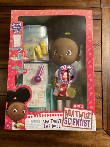 Just Play Ada Twist Scientist Lab Doll 12.5 Inch Interactive BRAND NEW ...